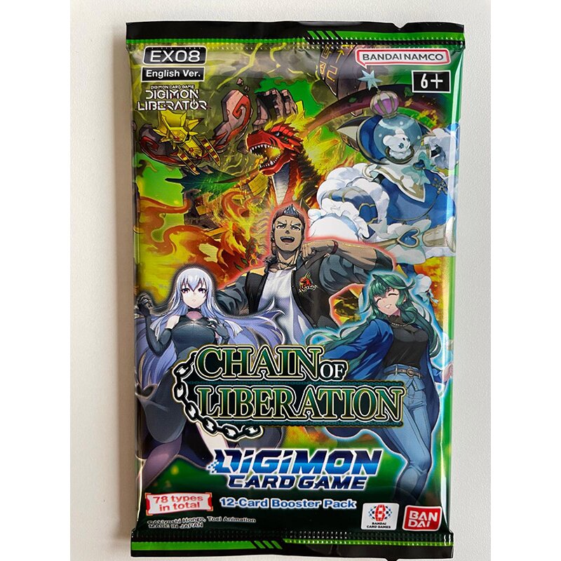 Digimon Card Game - Chain Of Liberation EX08 Booster Pack (englisch), 4,00